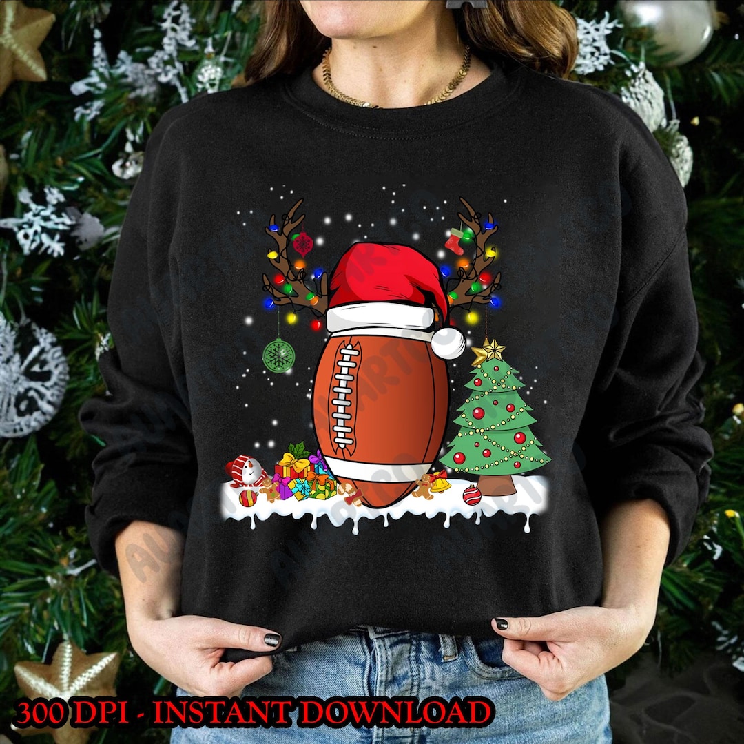 Football Reindeer Christmas Png, Football Christmas Png, Christmas Tree ...