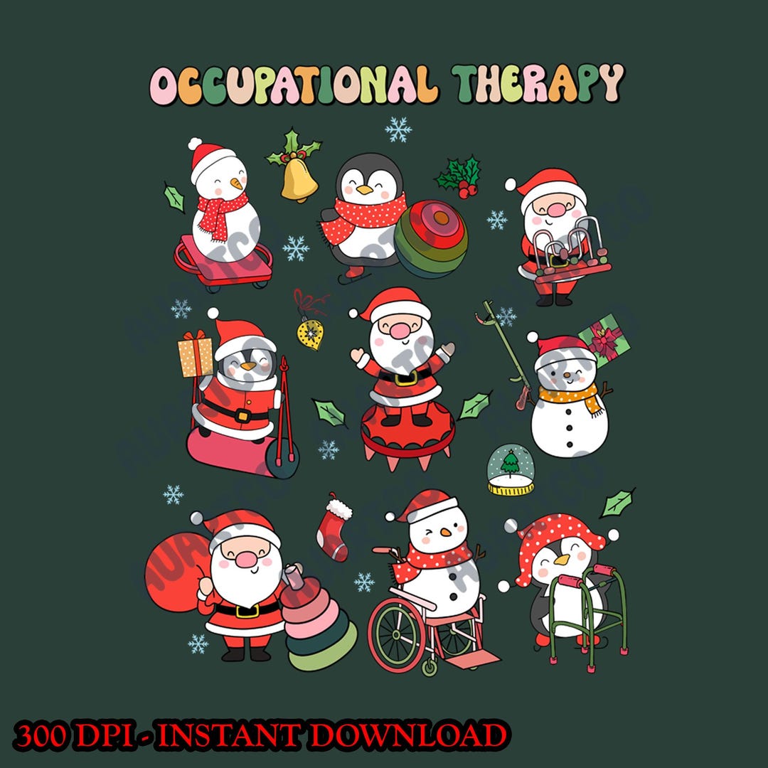 Occupational Therapy Christmas Png, Occupational Therapist Christmas ...