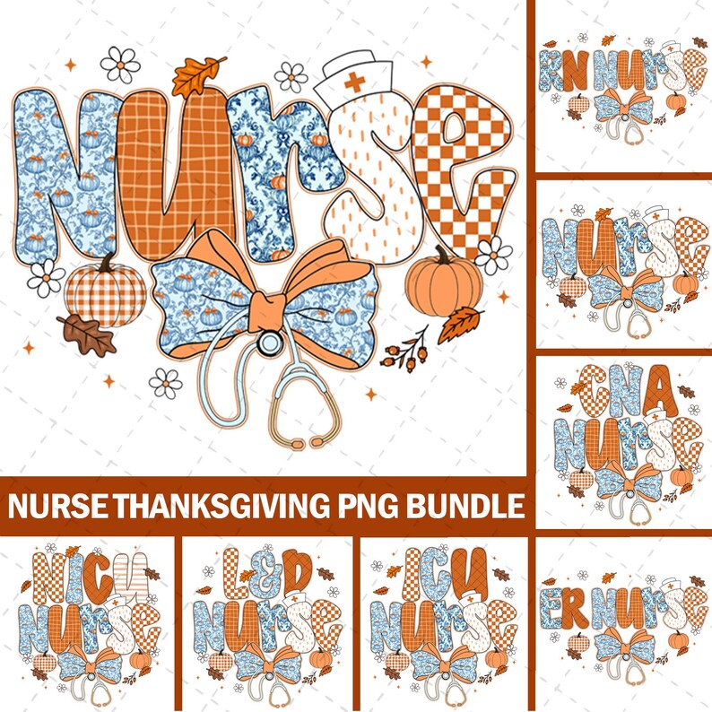 Coquette Fall Nurse Lace Png Bundle, Fall Png, Stethoscope Nurse Png ...