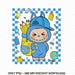 Cartoon School Grade Labubu Boy Png, Labubu Back to School PNG, Cute ...