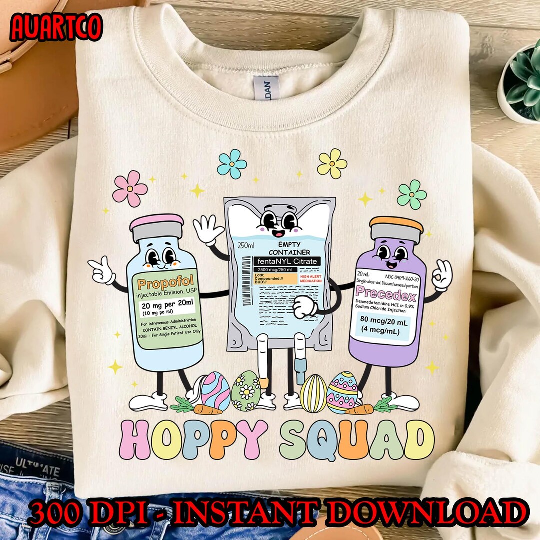 Easter Hobby Squad ICU CRNA CVICU Png, Intensive Care Unit Nurse, Icu ...