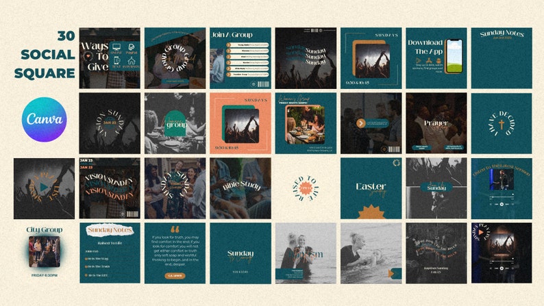 60 Social Media Templates | Editable in Canva | Canva Social Media ...