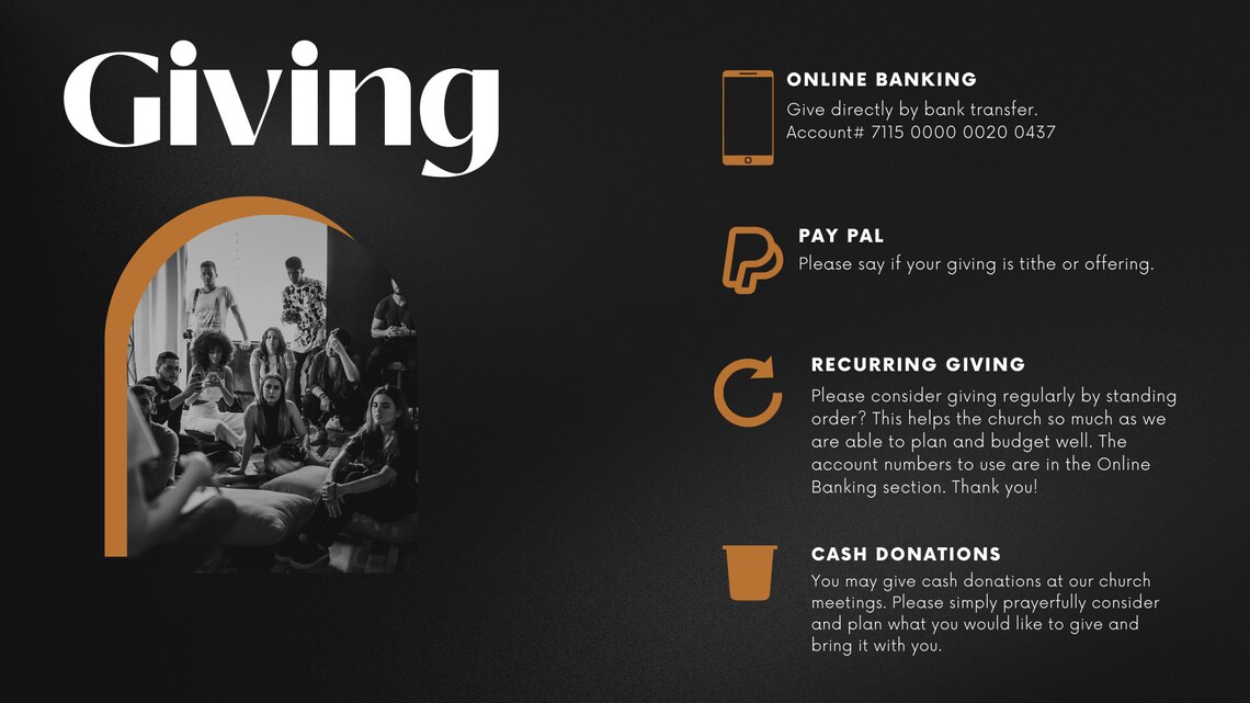 15 Church Preservice Slides in Editable Canva Template. Presentation ...