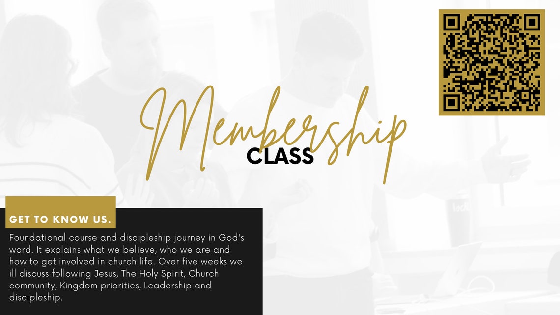 Church Preservice Slides in Editable Canva Template Black and Gold ...