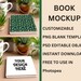 Hardcover Book Mockup Smart Object Book Covers Mockup PSD Books Design ...