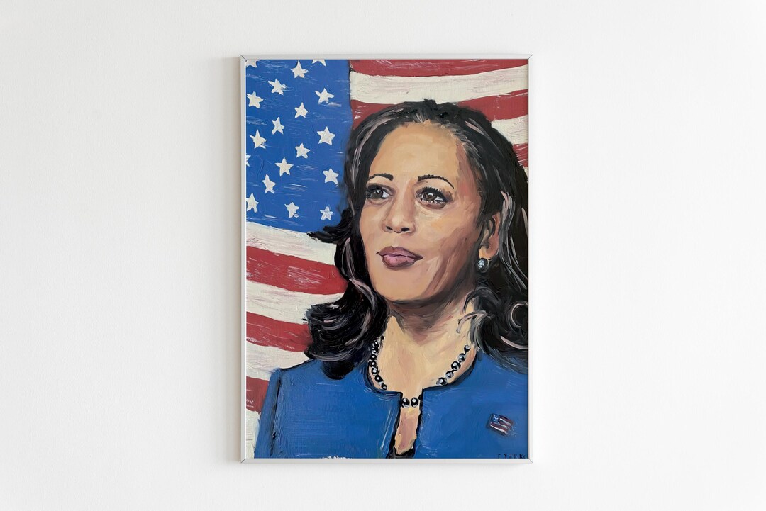 Kamala Harris Poster, First Woman Vice President, 2024 Election ...