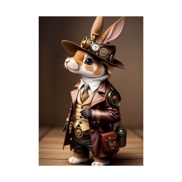 Steampunk Rabbit - Etsy
