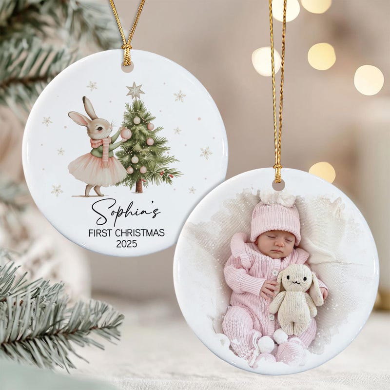 Babys 1st Christmas Ball - Etsy