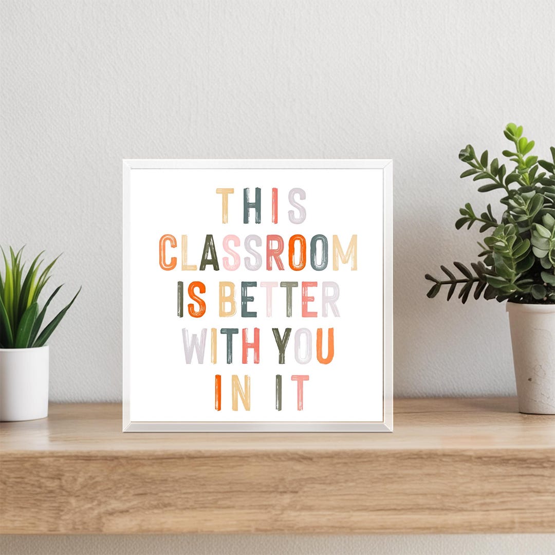 Teacher Block, Teacher Desk Quote Block, Back to School Teacher ...