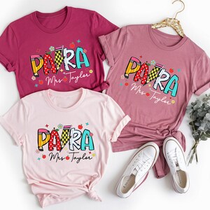 Custom Para Shirt, Custom Paraprofessional Shirt, Personalized ...
