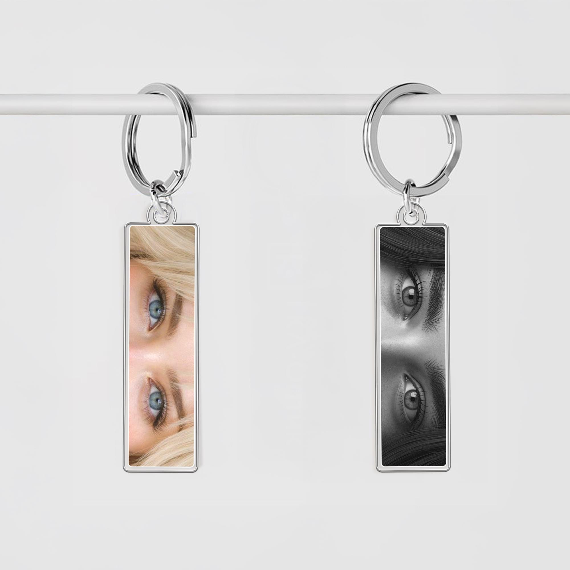 Custom Eye Acrylic Keychain Personalized Valentines Gifts, Photo ...