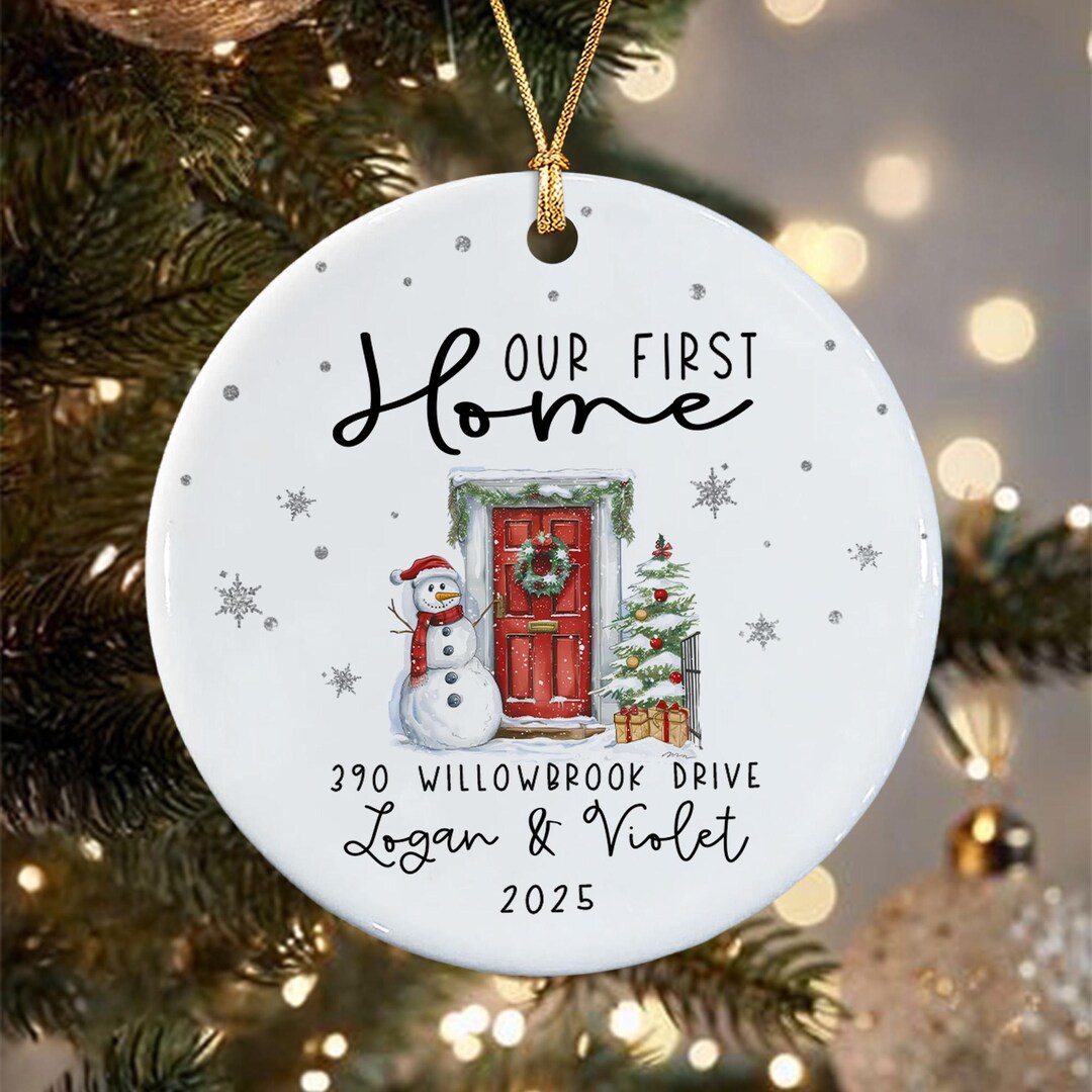 First Christmas in New Home Ornament 2025, First Home Christmas ...