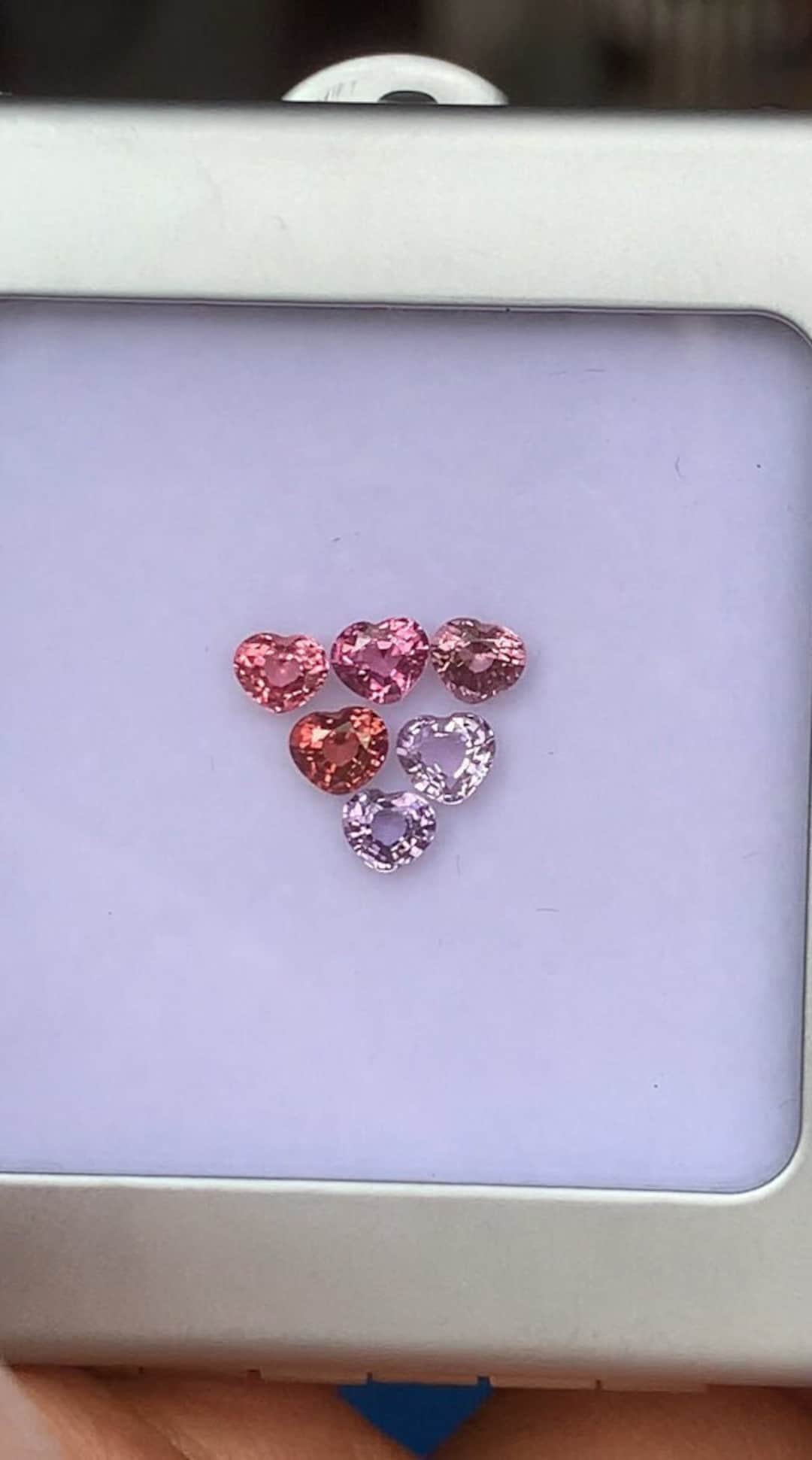 Spinel Heart CLEAN 1.71ct Natural Vietnam 6pcs - Etsy