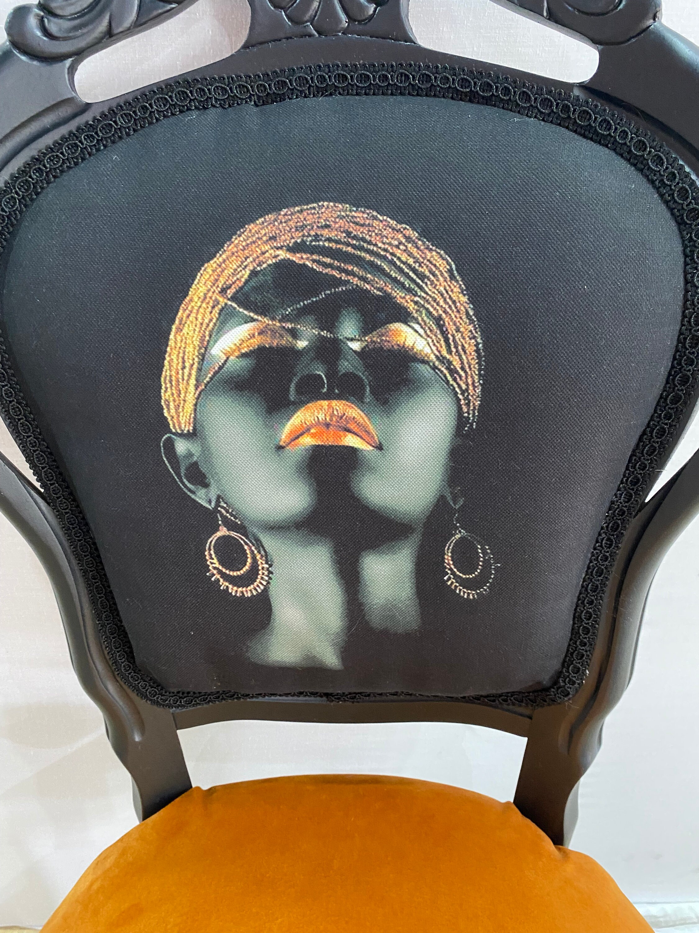 African Lady Chair - Etsy