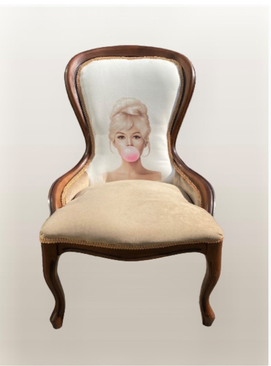 Brigitte Bardot Velvet Nursing Chair - Etsy