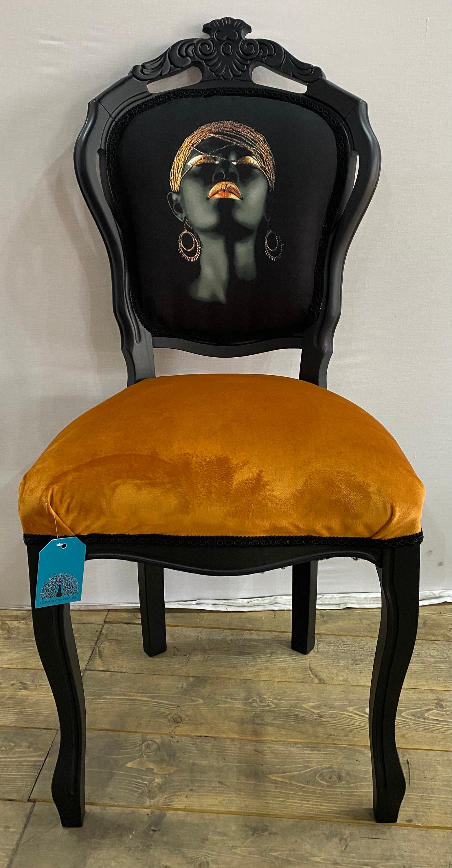 African Lady Chair - Etsy