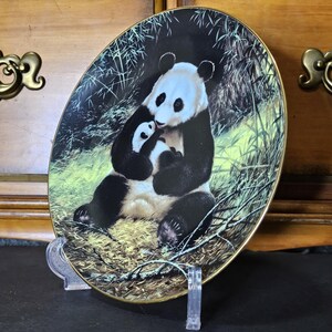 Vintage 1988 8 Panda Collector Plate. Artist Will Nelson the Panda last ...