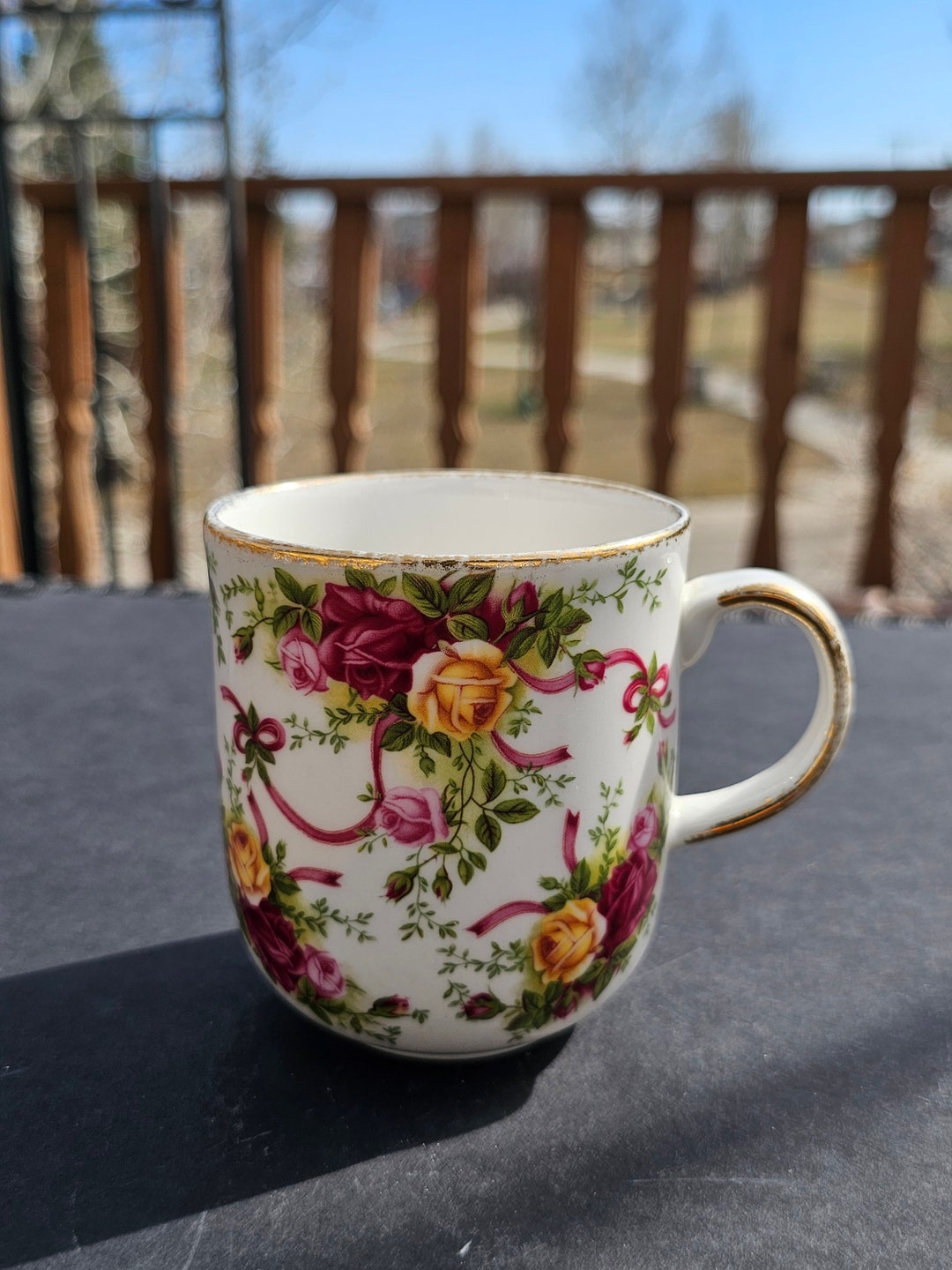 Vintage Royal Albert 2001 Old Country Roses Ruby Celebration* Winter ...