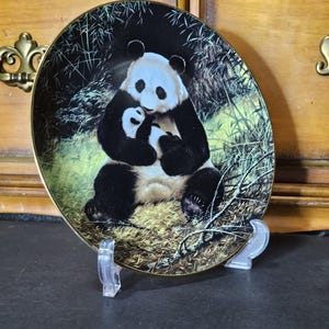 Vintage 1988 8 Panda Collector Plate. Artist Will Nelson the Panda last ...