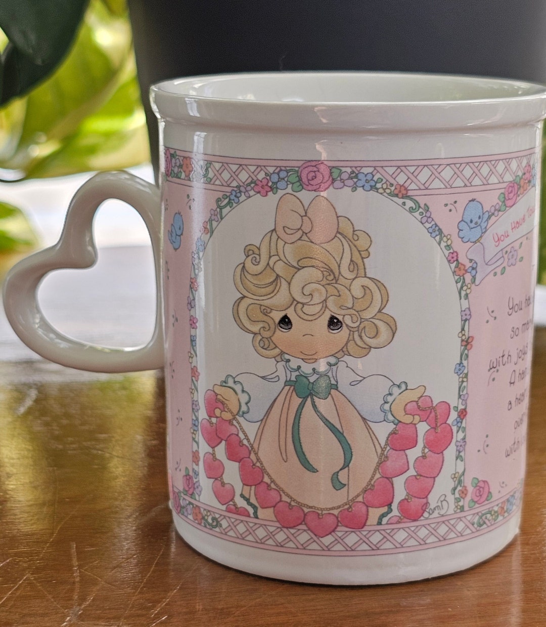 PMI Precious Moments by Enesco Vintage Mug Cup 1996 you Have Touched so ...