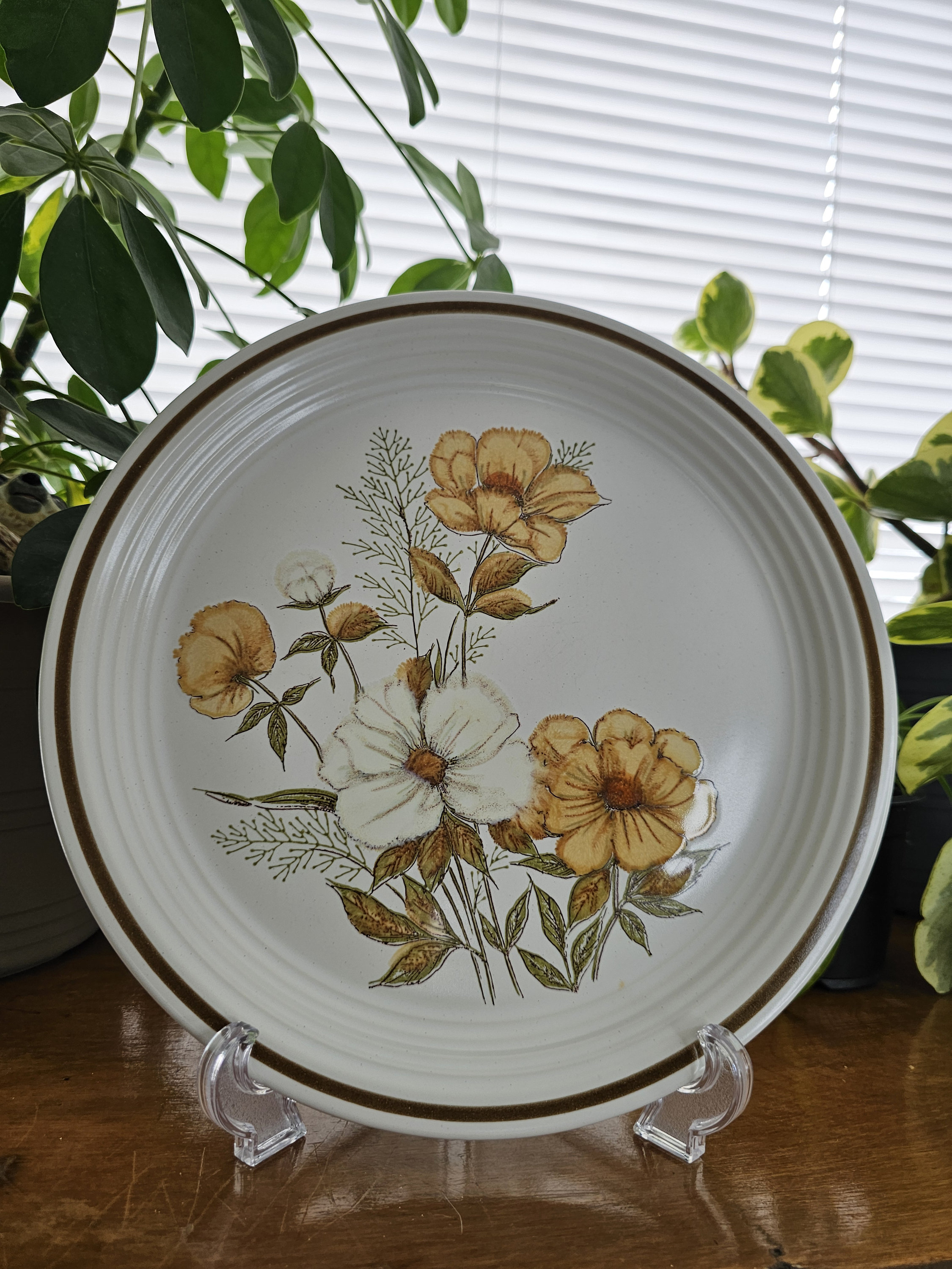Vintage MCM Town & Country Mill Run Dinner Plate. Floral Ironstone ...
