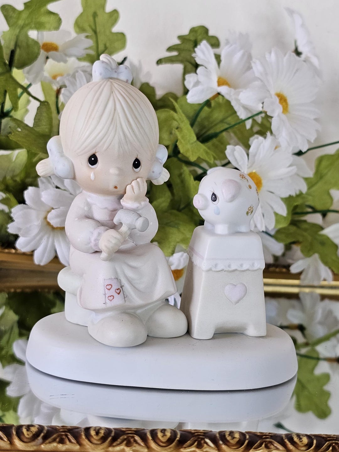 Vintage Precious Moments 1980 Figure Figurine "love Cannot Break a True ...