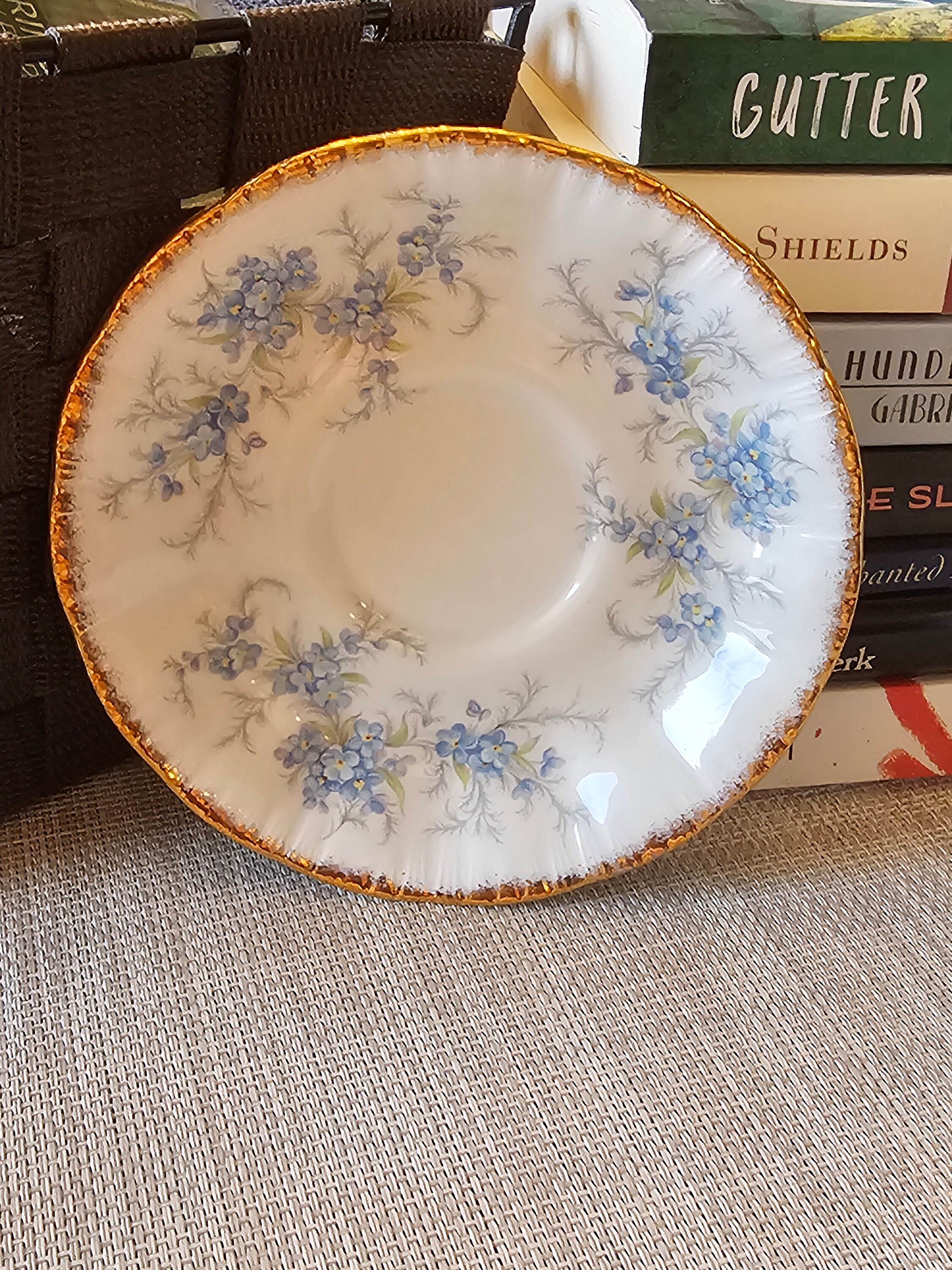 Paragon Remember Me Forget-me-not Flowers Tea Cup Teacup With Saucer ...