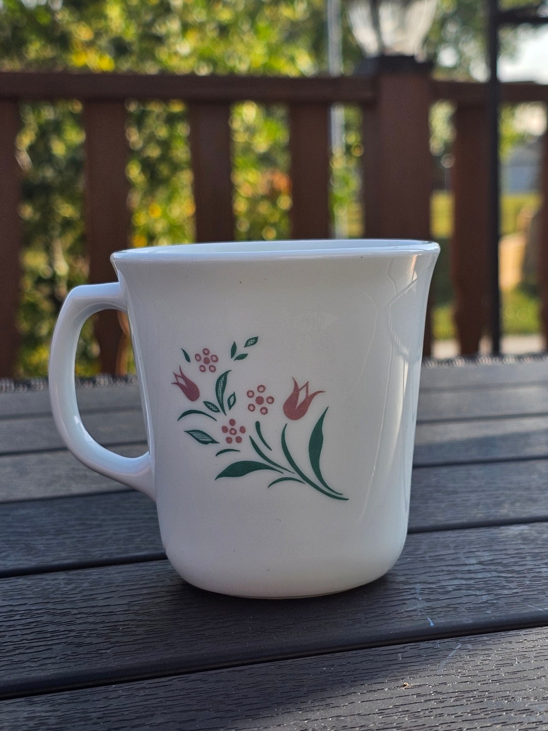 Corelle by Corning Rosemarie Pattern Cup Mug Made in USA Circa - Etsy