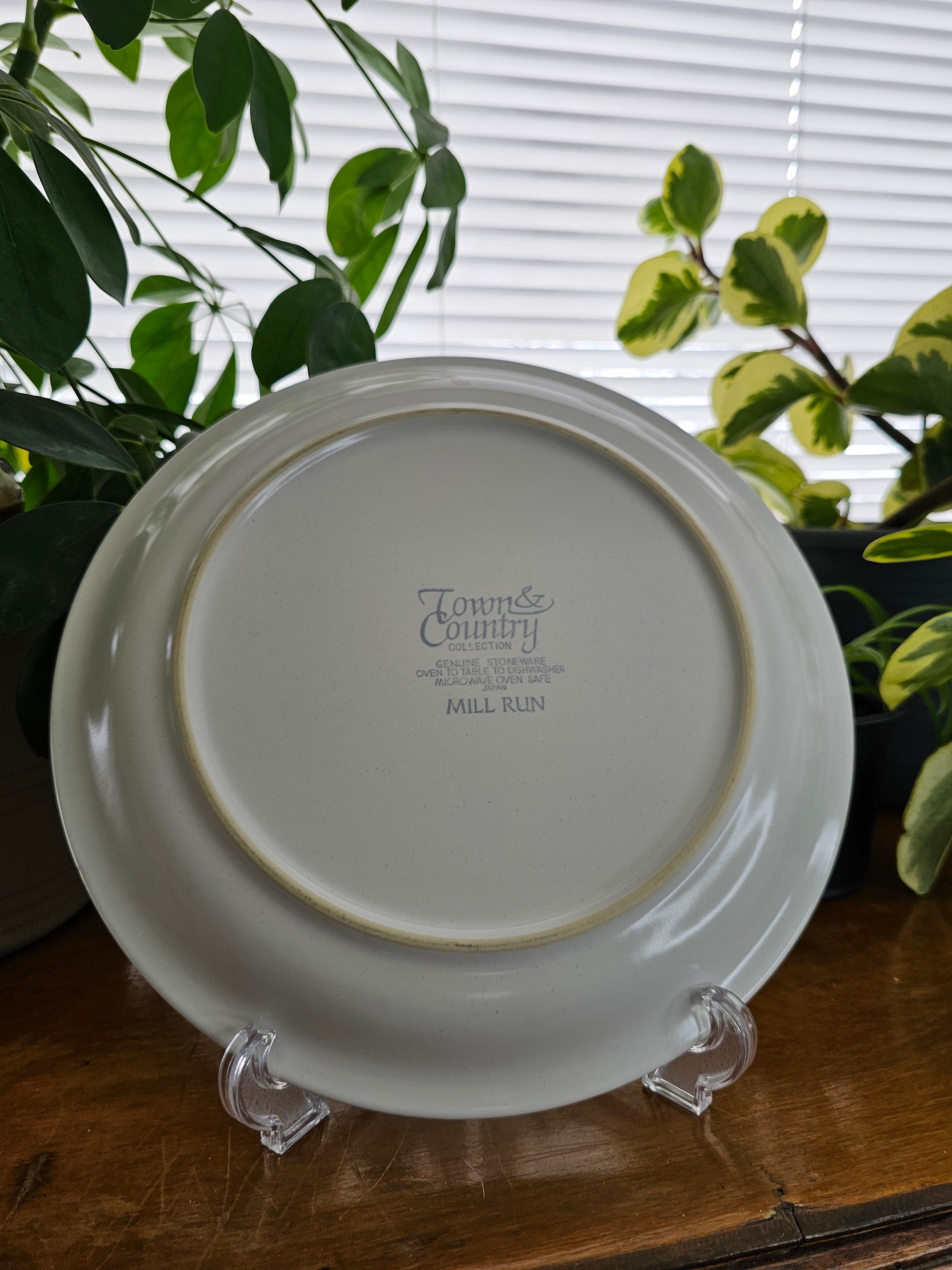 Vintage MCM Town & Country Mill Run Dinner Plate. Floral Ironstone ...