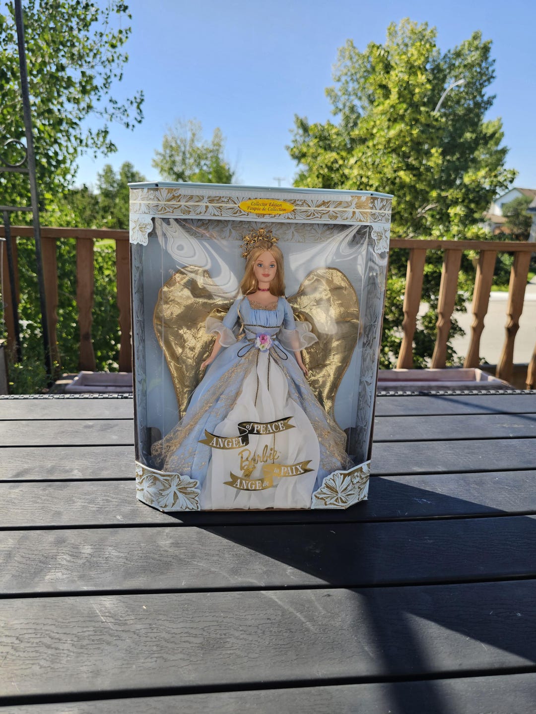 NRFB 1999 Mattel Golden Winged Angel of Peace Barbie From Timeless ...