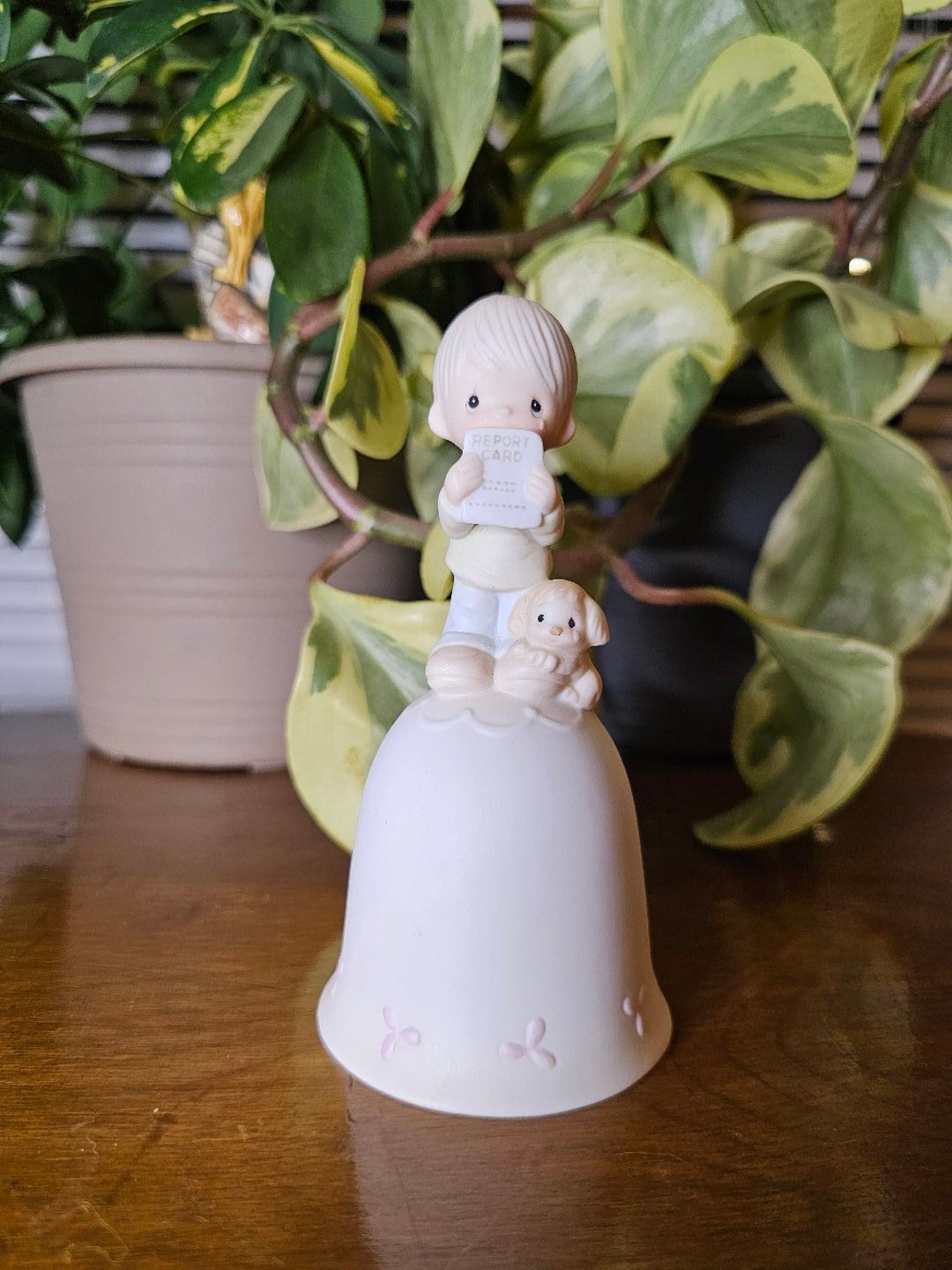 Enesco Vintage Precious Moments Bell - Retired 1984 "god Understands ...