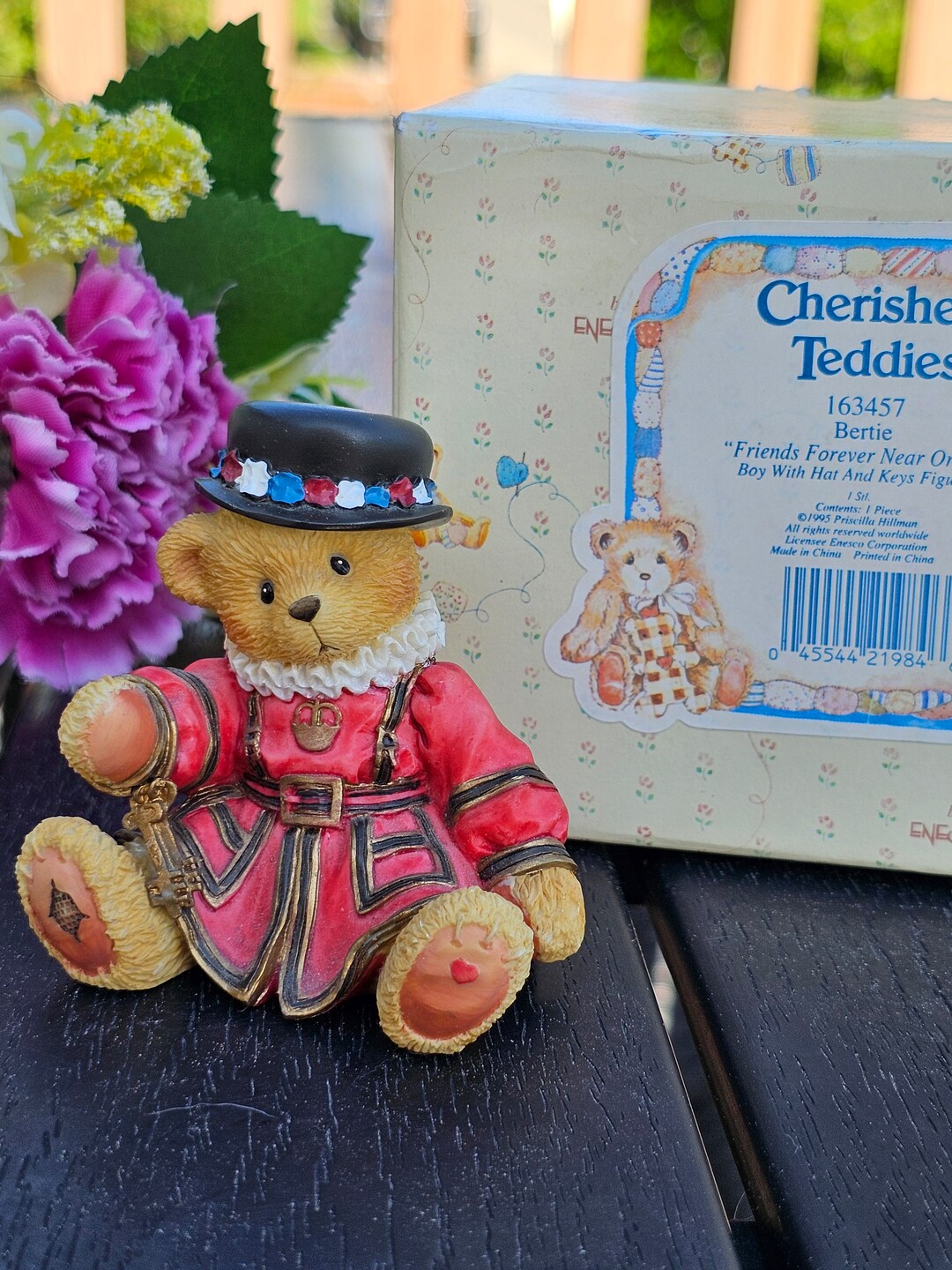 Vintage Cherished Teddies 1995 Limited Edition Figure "bertie - Friends ...