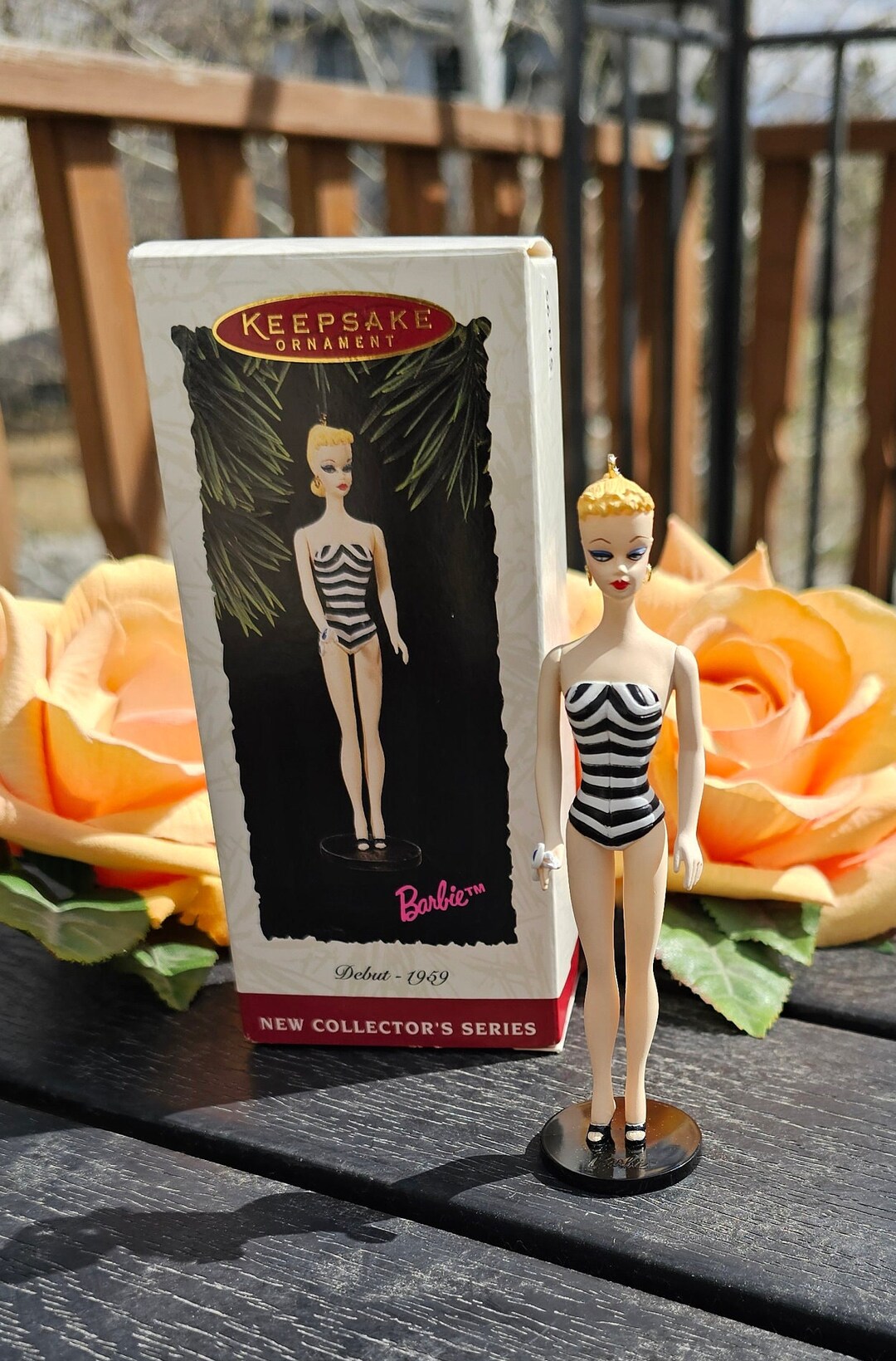 NRFB (except for Photos) 1994 Hallmark Mattel Barbie Collector Series ...