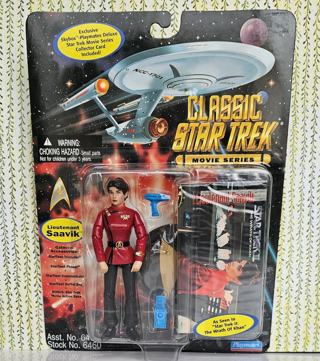 NRFB 1995 Playmates Toys 6450 Collector Lieutenant Saavik Figure From ...