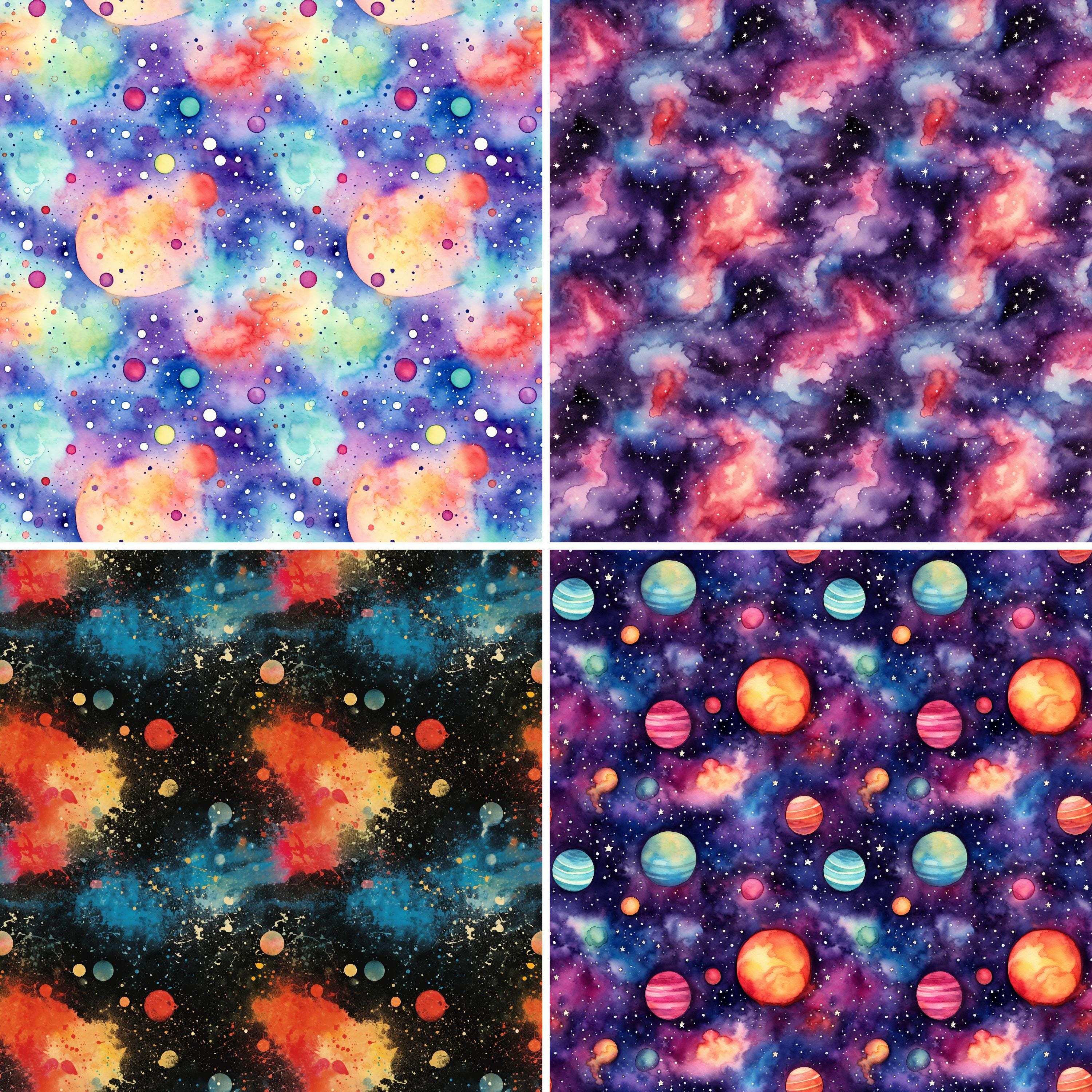 Galaxy Digital Paper: 20 Seamless Space Patterns (digital Download) - Etsy