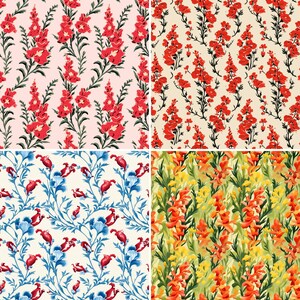 Snapdragon Flower Digital Paper: 20 Seamless Patterns (digital Download ...
