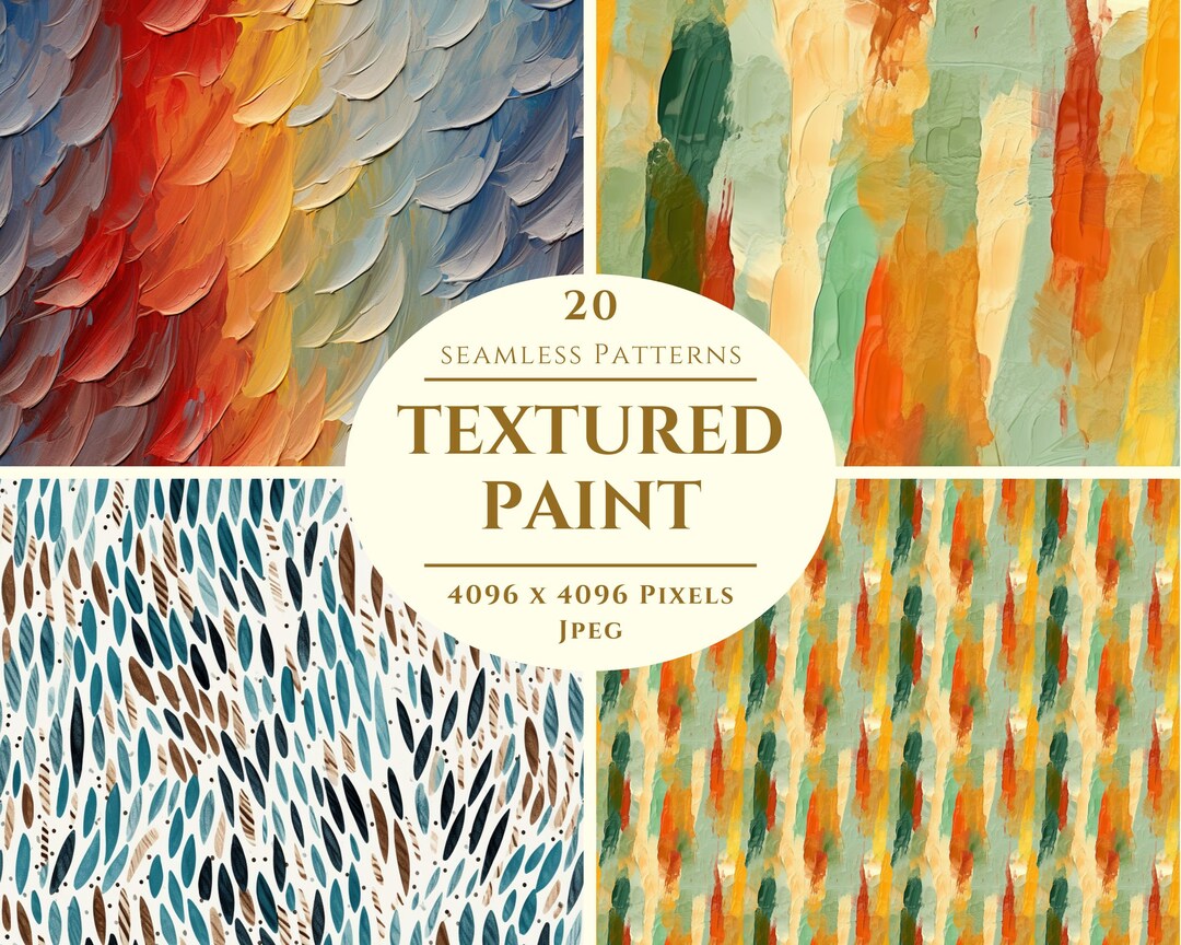 Textured Wall Paint Digital Paper: 20 Seamless Patterns (JPEG) - Etsy