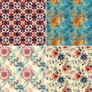Batik Pattern - Digital Paper - 20 Seamless Patterns for Crafts and ...