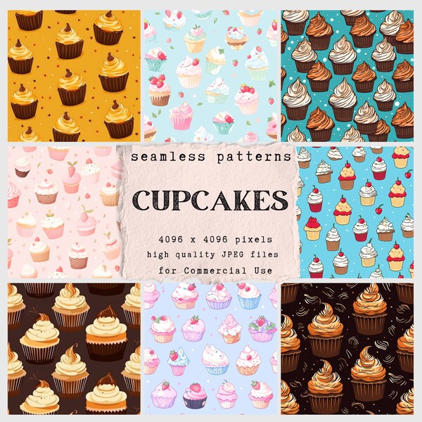 Cupcake Papers - Etsy