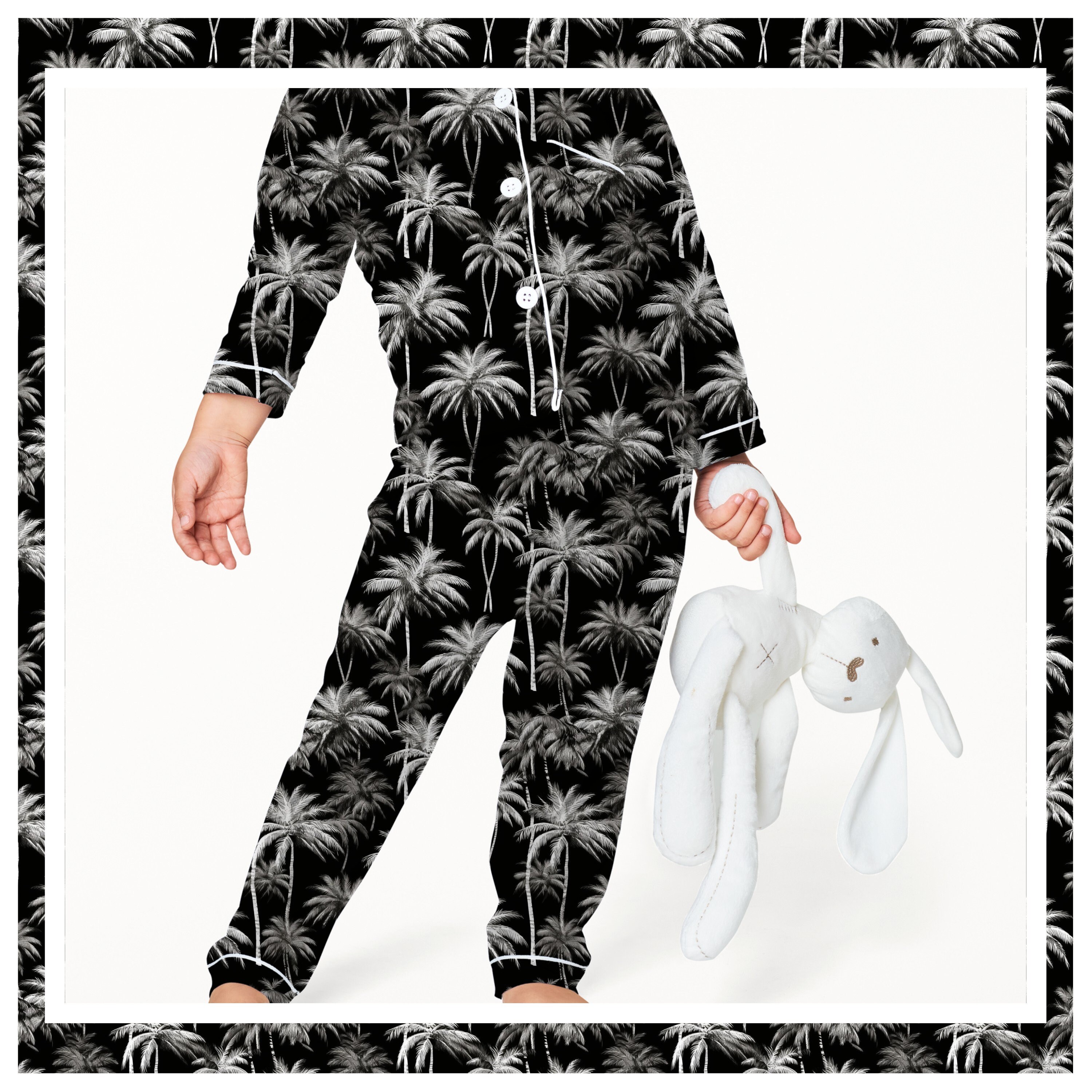 Coconut Tree Pattern Digital Paper Seamless Papers for - Etsy