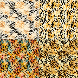 Animal Print Digital Paper: 20 Seamless Patterns (digital Download) - Etsy