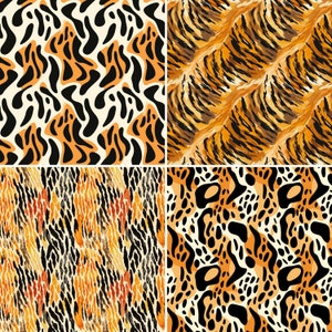 Animal Print Digital Paper: 20 Seamless Patterns (digital Download) - Etsy
