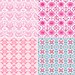 Shabby Pink - Digital Paper - 20 Seamless Patterns for Crafts and ...