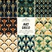 Art Deco - Digital Paper - 20 Seamless Patterns for Crafts and ...