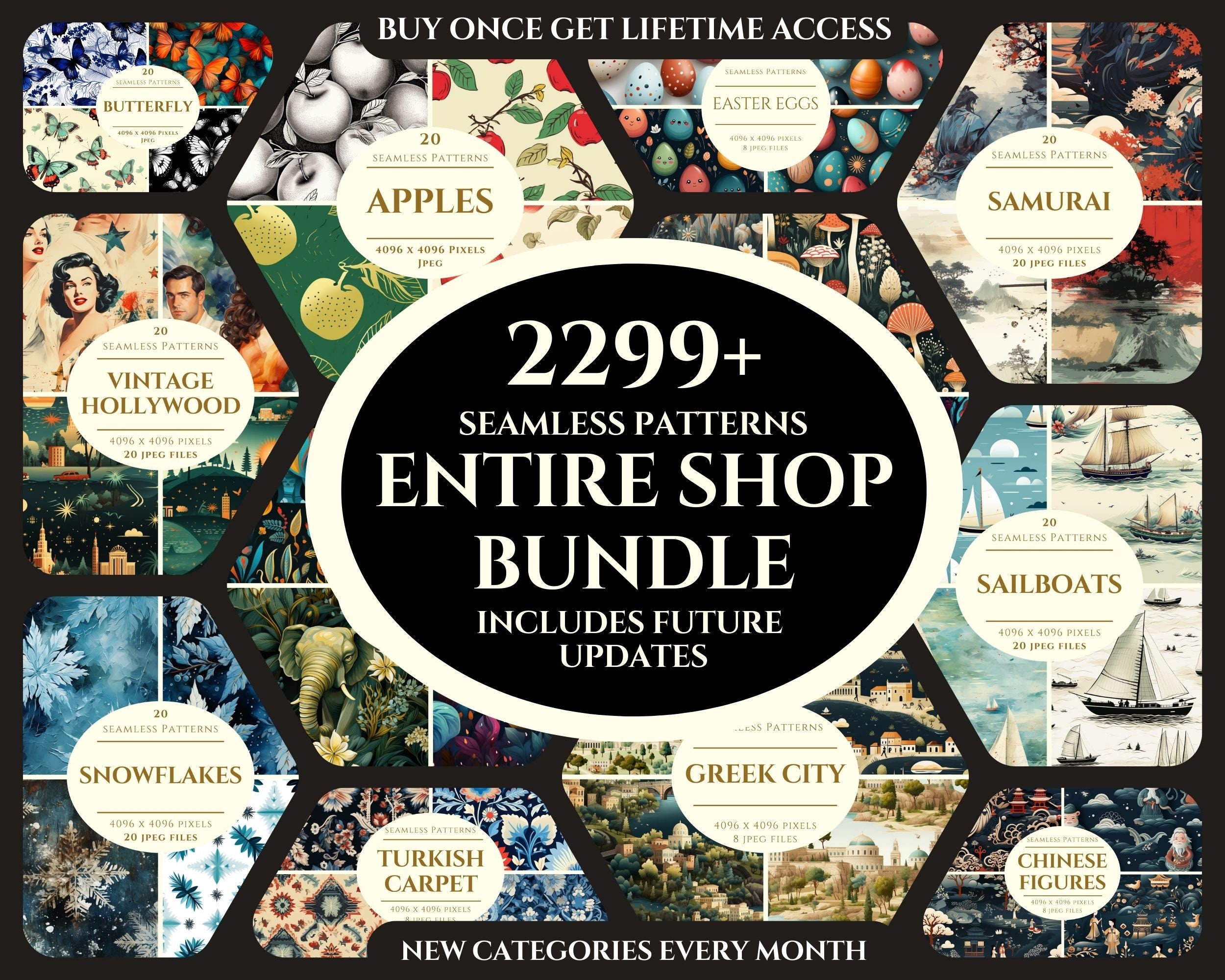 Poppy Flower Digital Paper: 20 Seamless Patterns (print Ready) - Etsy