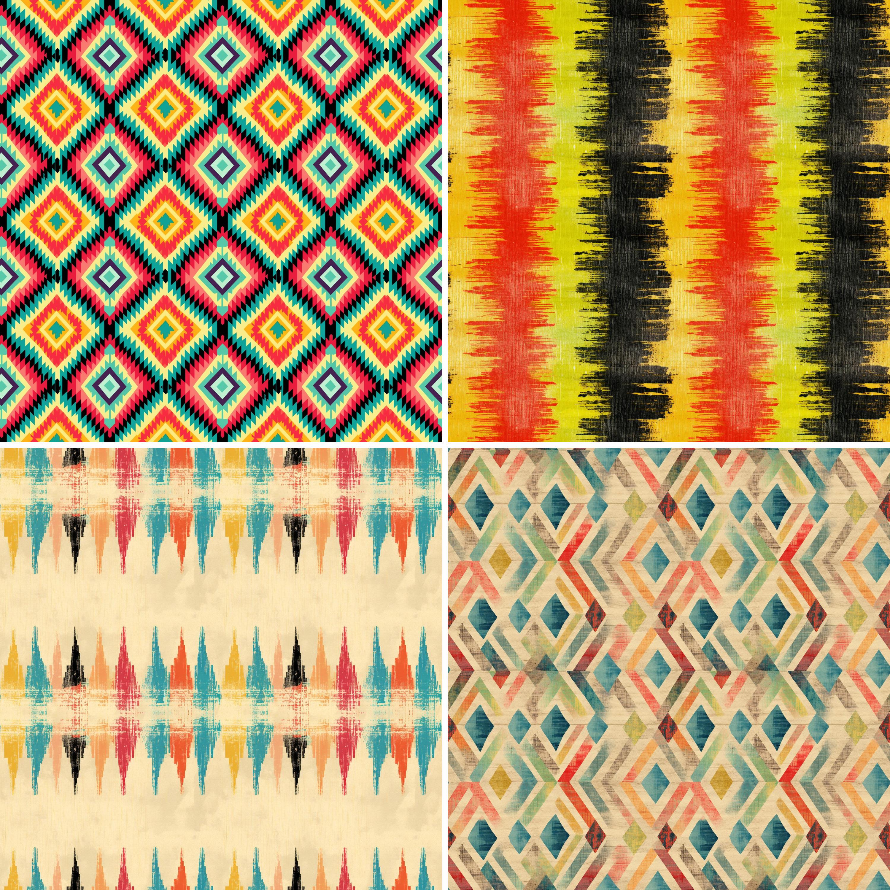 Brazil Handloom Pattern: 20 Seamless Digital Papers (print Ready) - Etsy