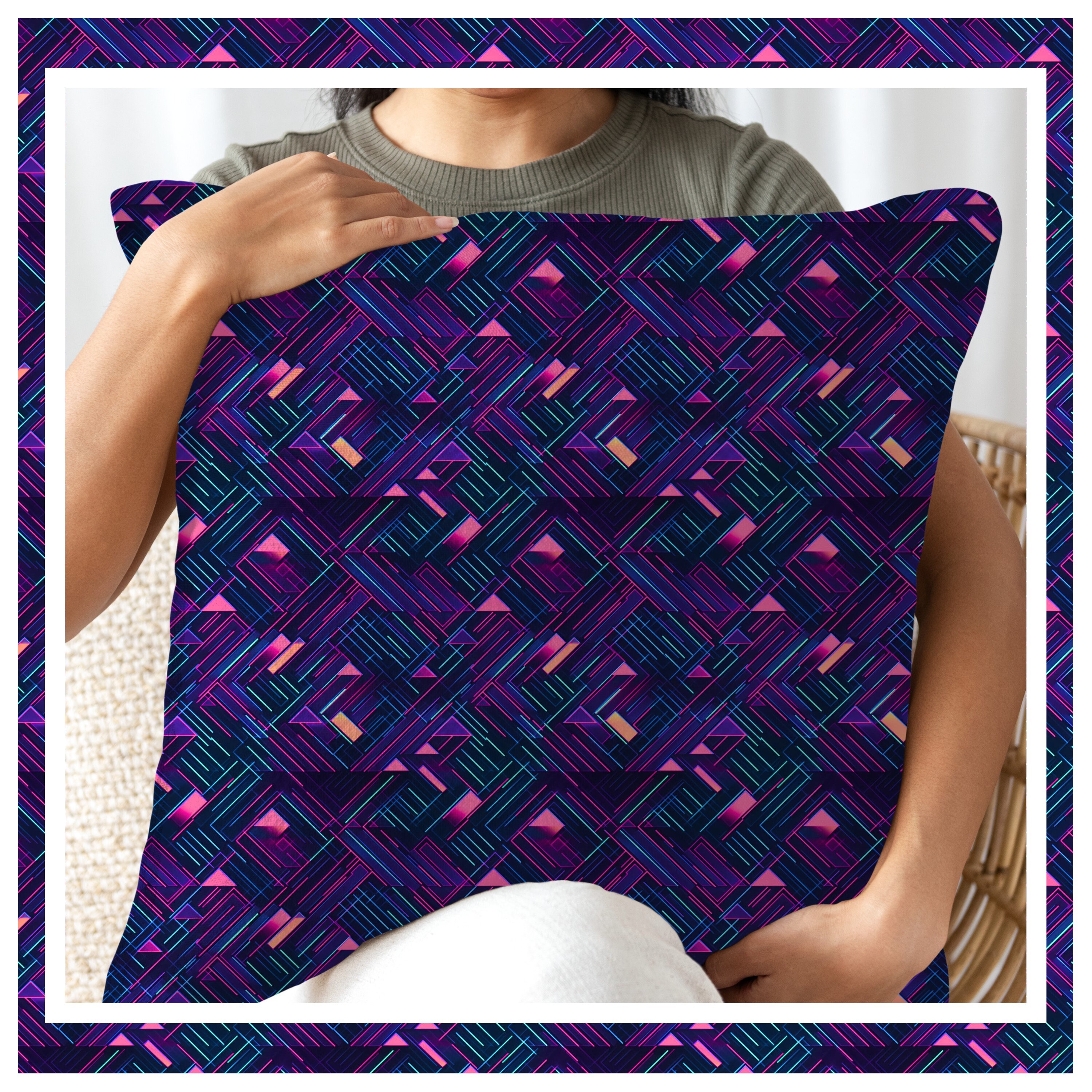 Retro Synthwave Digital Paper Seamless Papers for Crafts and - Etsy