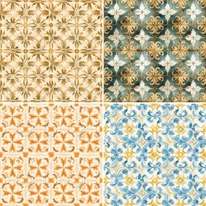 Italian Tile Pattern - Digital Paper - 20 Seamless Patterns for Crafts ...