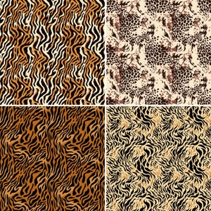 Animal Print Digital Paper: 20 Seamless Patterns (digital Download) - Etsy