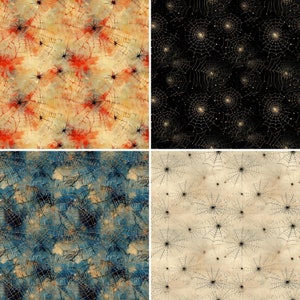 Spider Web - Digital Paper - 20 Seamless Patterns for Crafts and ...